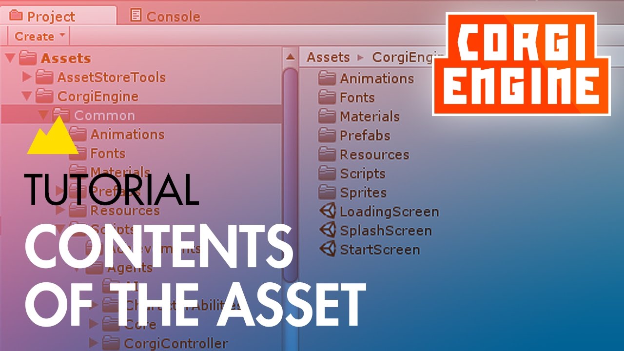 Corgi Engine Tutorial : Contents of the asset - YouTube