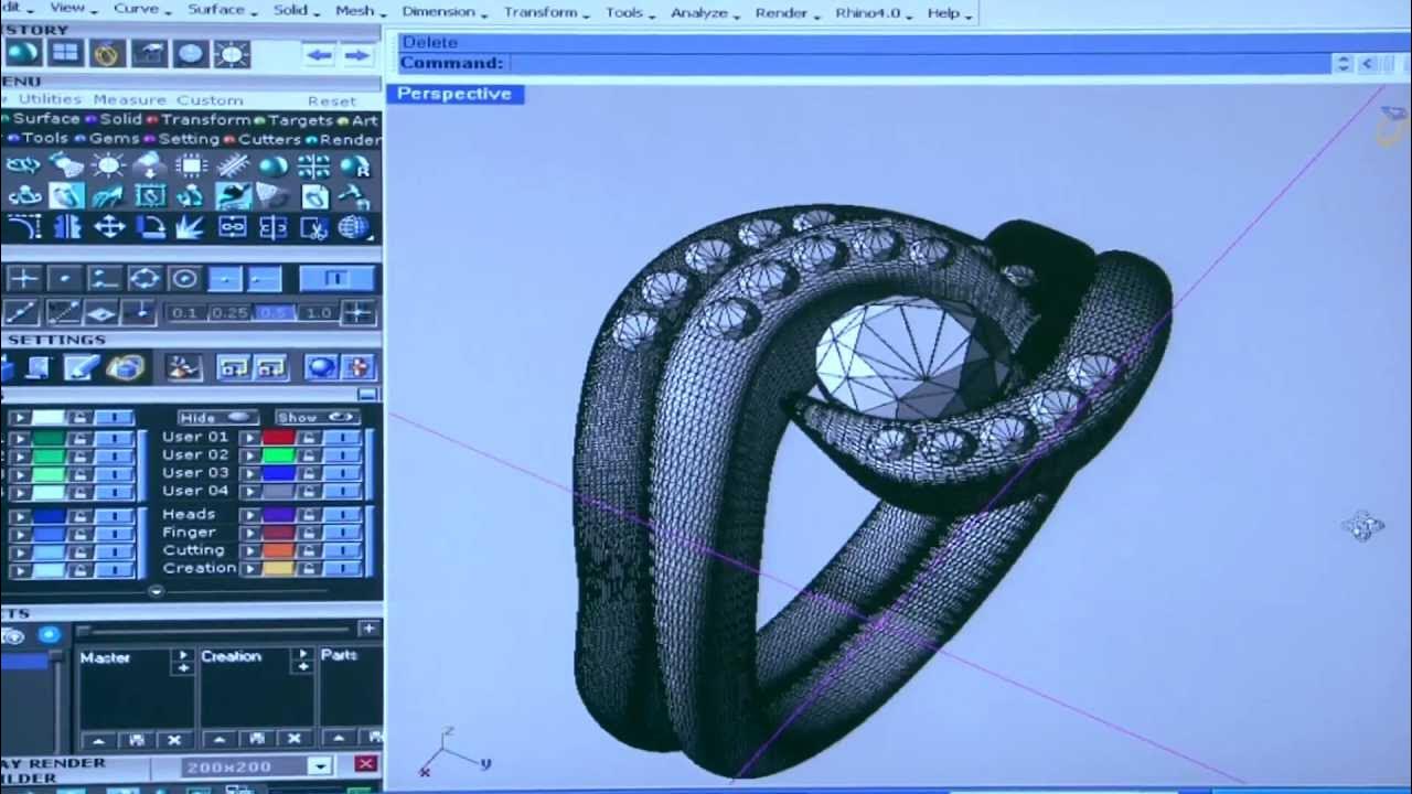 Making a bespoke diamond engagement ring - YouTube