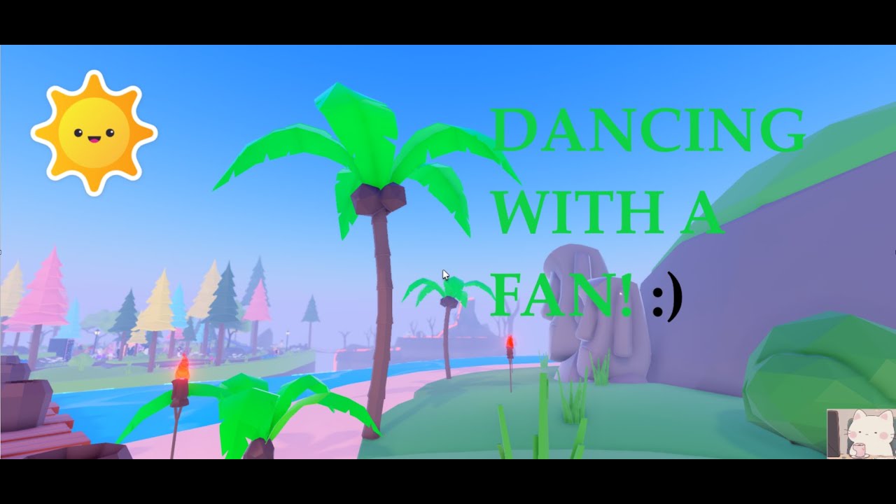 DANCING IN TTD3 WITH A FAN! (Tropical Background) (TTD3 Roblox) - YouTube