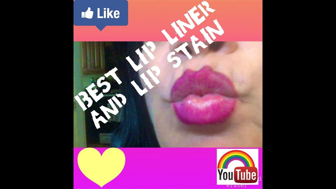 BEST LIP LINER AND LIP STAIN EVER!!!! - YouTube