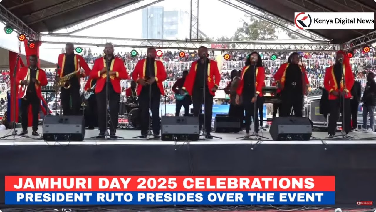Maroon Commandos Band lights up Jamhuri Day 2025 celebrations at Nyayo ...