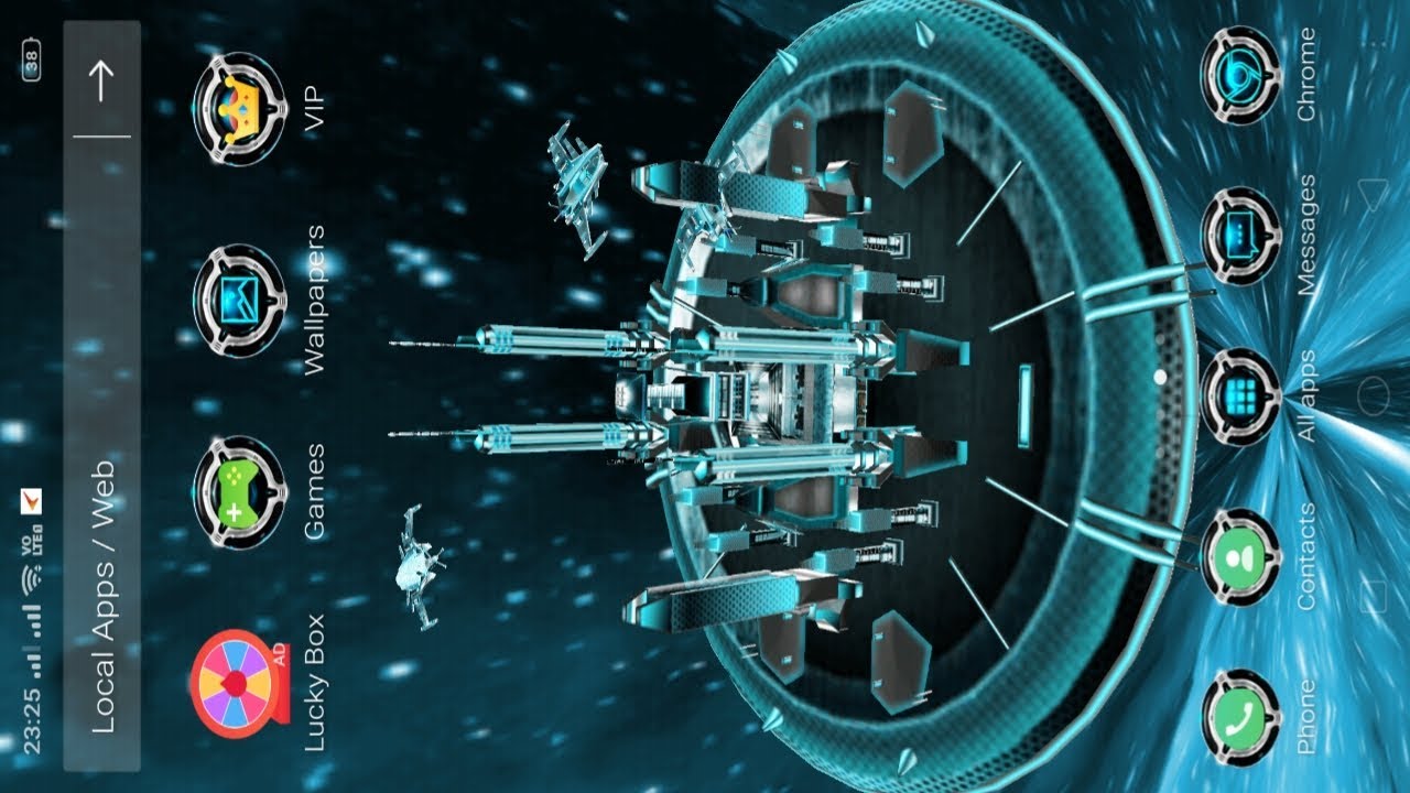 New 3D Launcher for Android || Best 3D Space Galaxy Theme || New ...