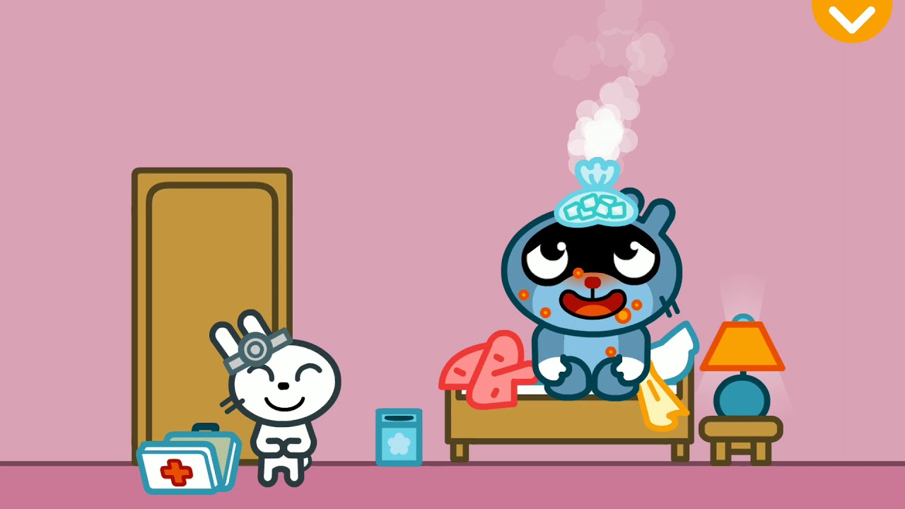 PANGO Is Sick with Pango Storytime smart intuitive story app for kids ...