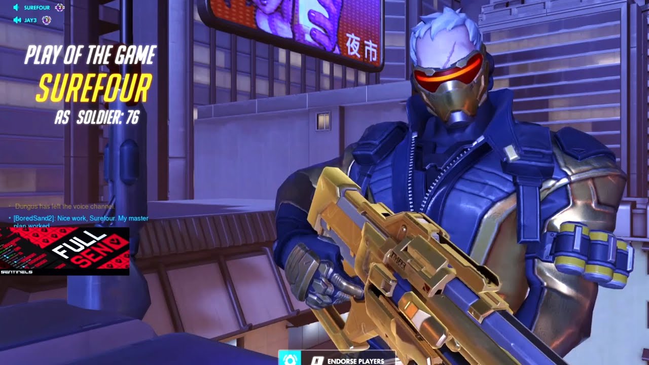 Surefour DPS Main - Soldier 76 and Reaper gameplay! POTG! [ Overwatch ...