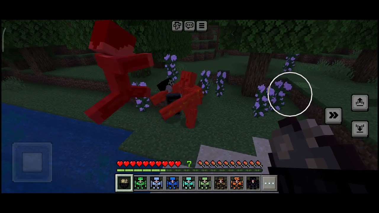 Minecraft vampire vs Golem tree - YouTube