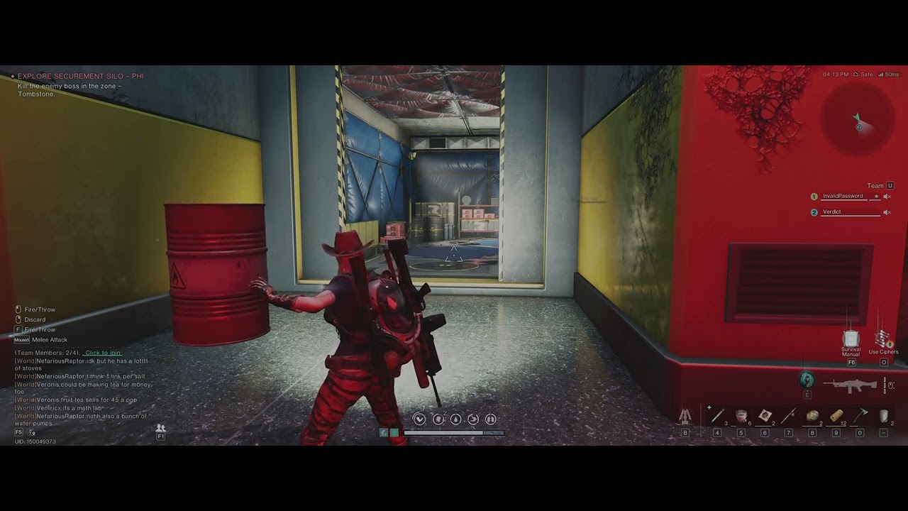 Once Human Explore Securement Silo Phi Tombstone Boss Fight - YouTube