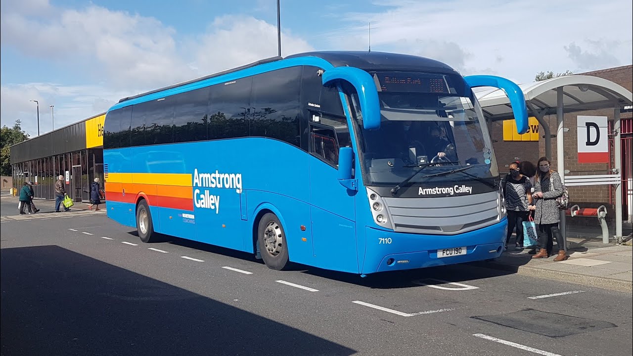 Route X10: Go North East FCU 190 (BF63 ZRC)/7110-Volvo B9R/Caetano ...