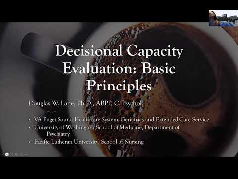 Decisional Capacity Evaluation: Basic Principles - YouTube