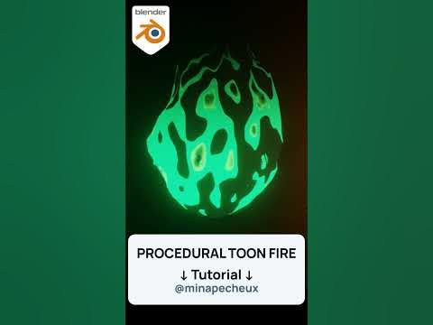 Procedural Cartoon Fire Material in Blender 3 - EASY! - YouTube