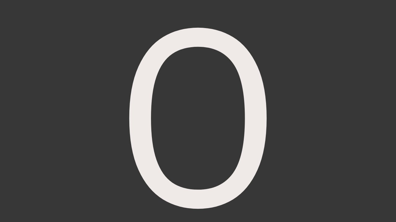 Counting to 0 - YouTube