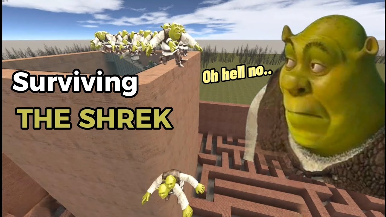 Trying to survive the Shrek... - YouTube