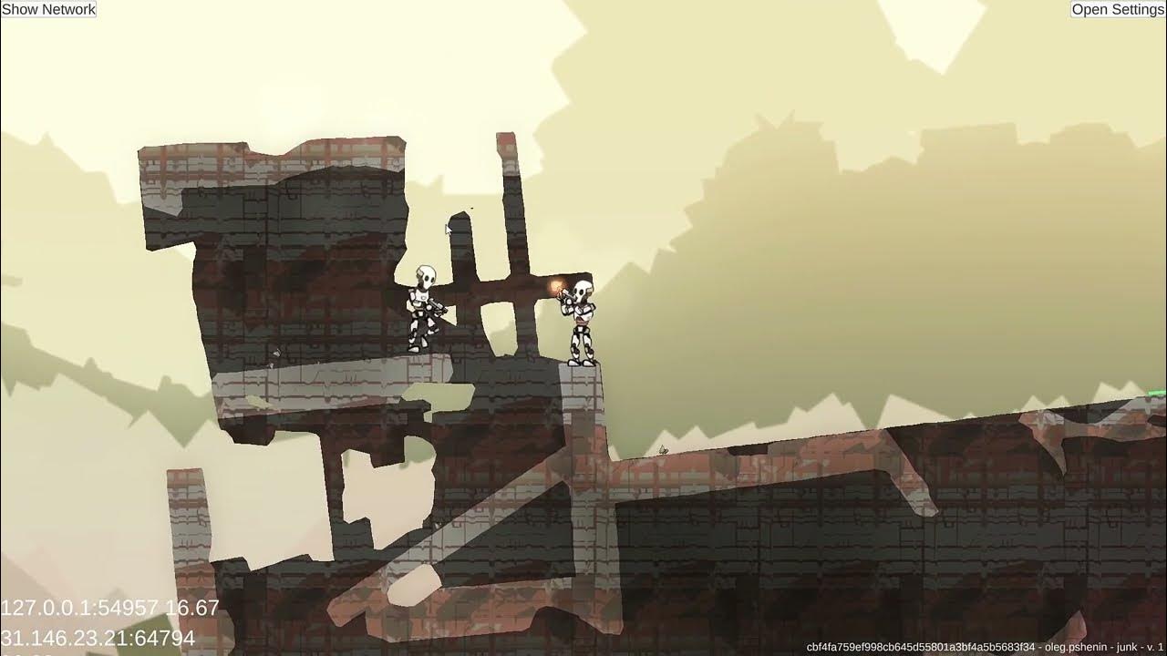 2D Destructible Terrain - Multiplayer - YouTube