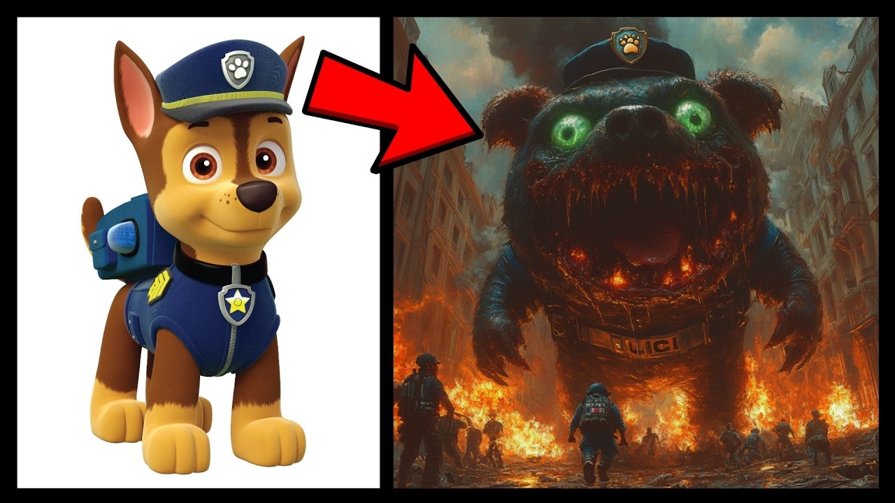 PAW PATROL as GIANT ZOMBIE MUTANTS: MUTATED Monsters UNLEASHED on the ...