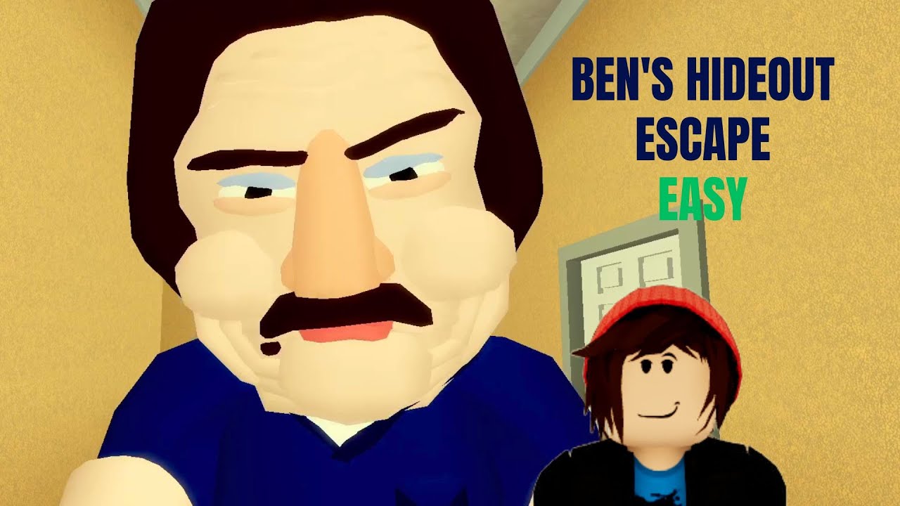 Ben's Hideout Escape Easy Mode (10 Locations + Secret Ending) Roblox ...