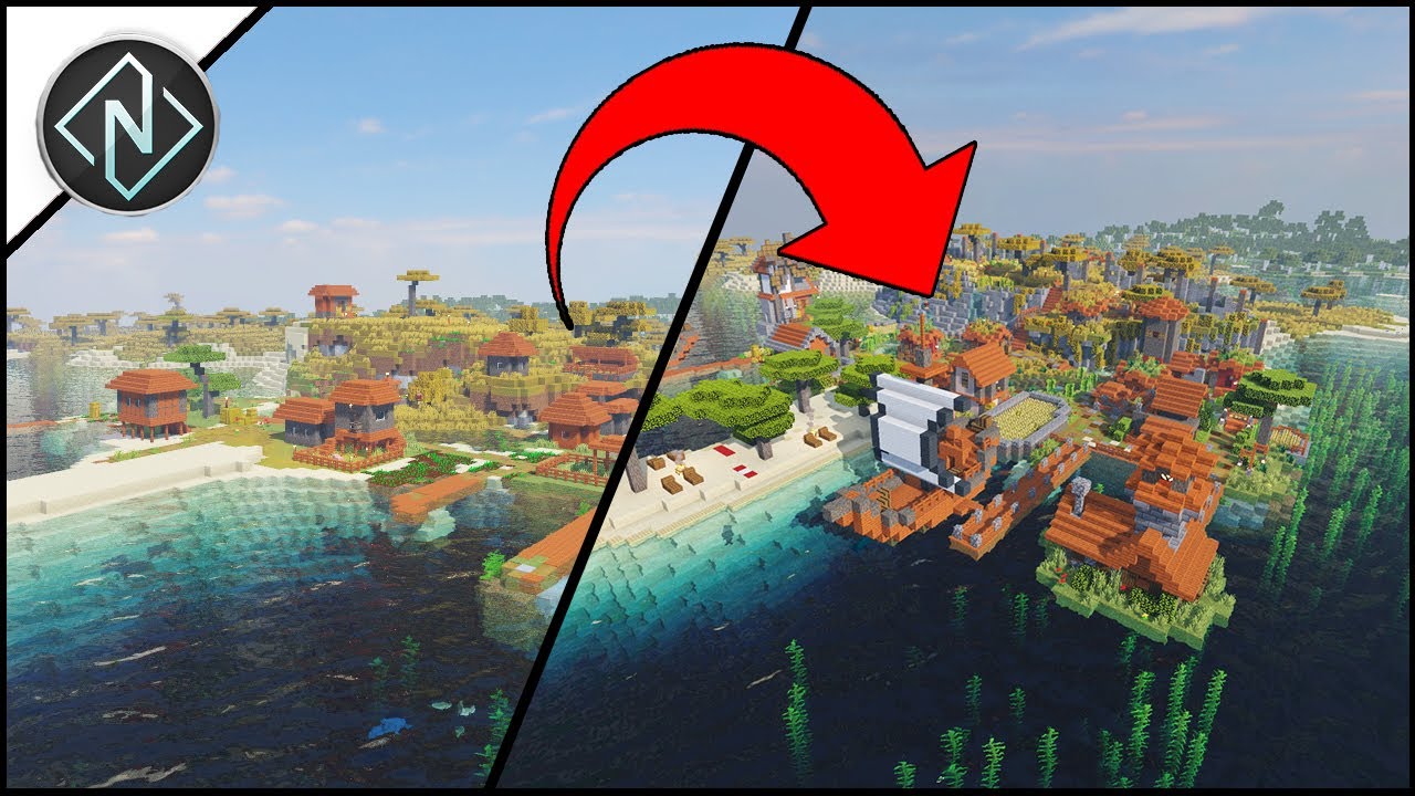 Minecraft Savanna Village Transformation! || Minecraft Replay Mod ...