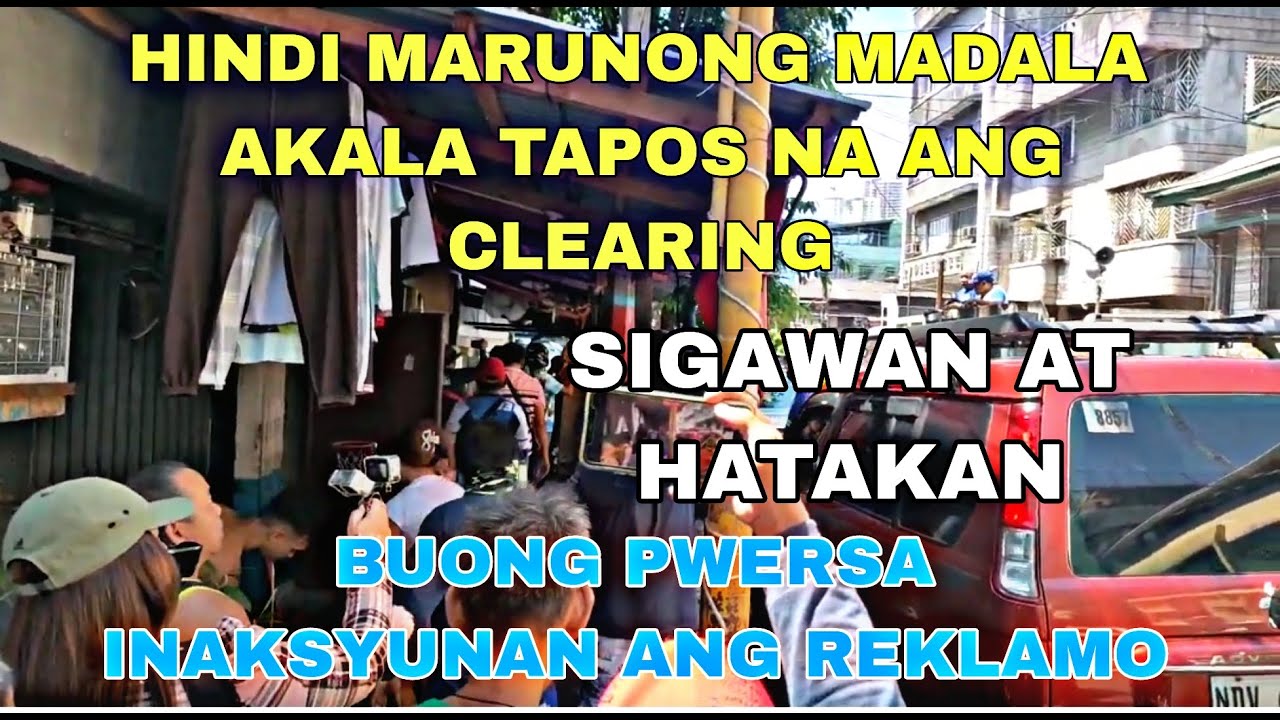 GRABE ANG GULO SA LUGAR NILA TAMBAK ANG VENDOR SA BANGKETA | MMDA CLEARING | MANILA CLEARING ...