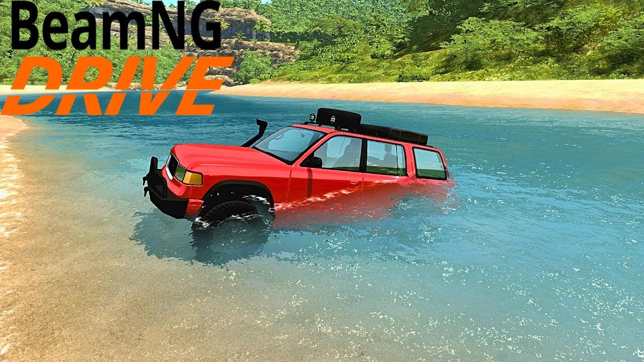 OFFROAD CARs UNDER WATER TEST MOD | BEAMNG DRIVE - YouTube