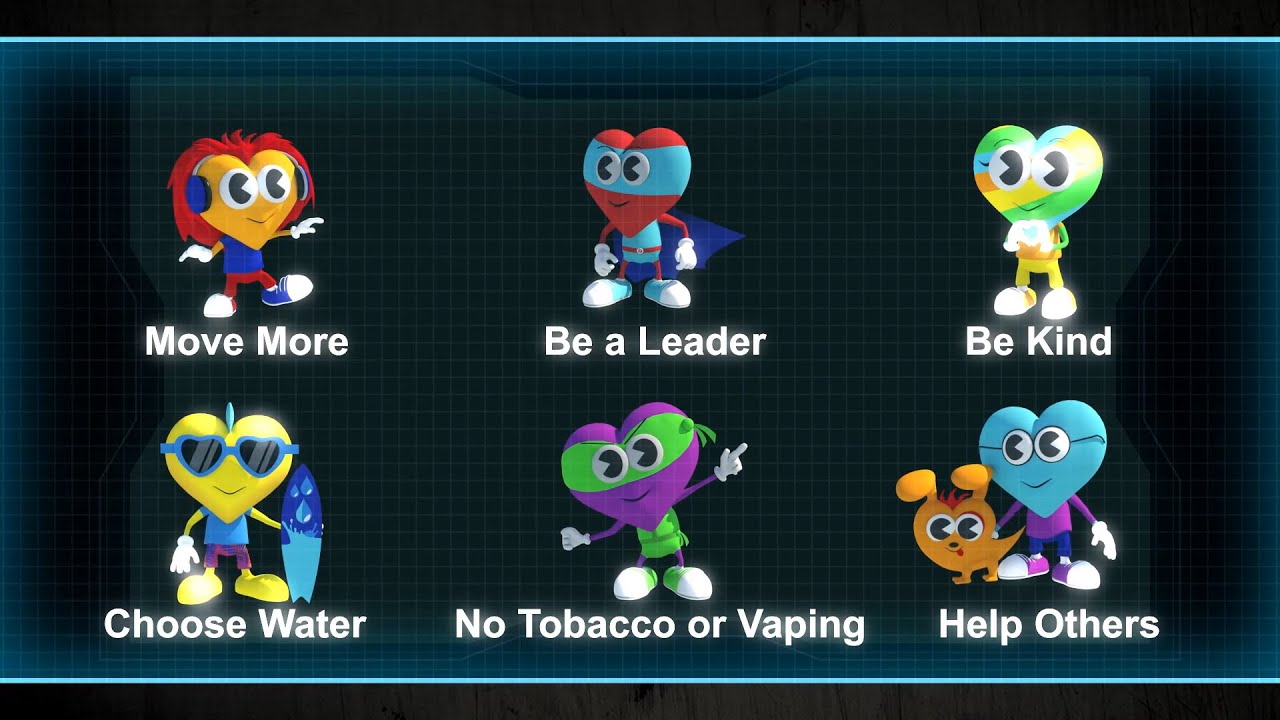 Heart Hero Sam Challenges You To Make Healthy Choices! - YouTube