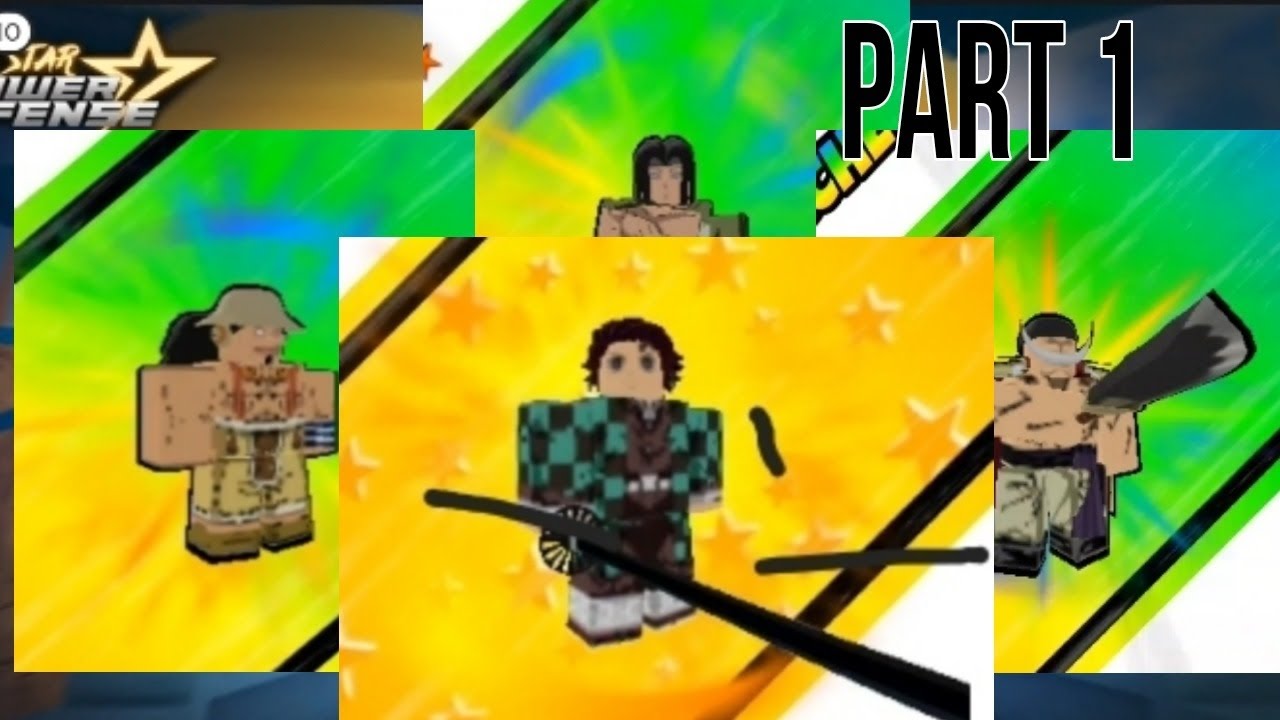 [Part 1] All star tower defend (astd) Noob to pro I GOT TANJIRO ...