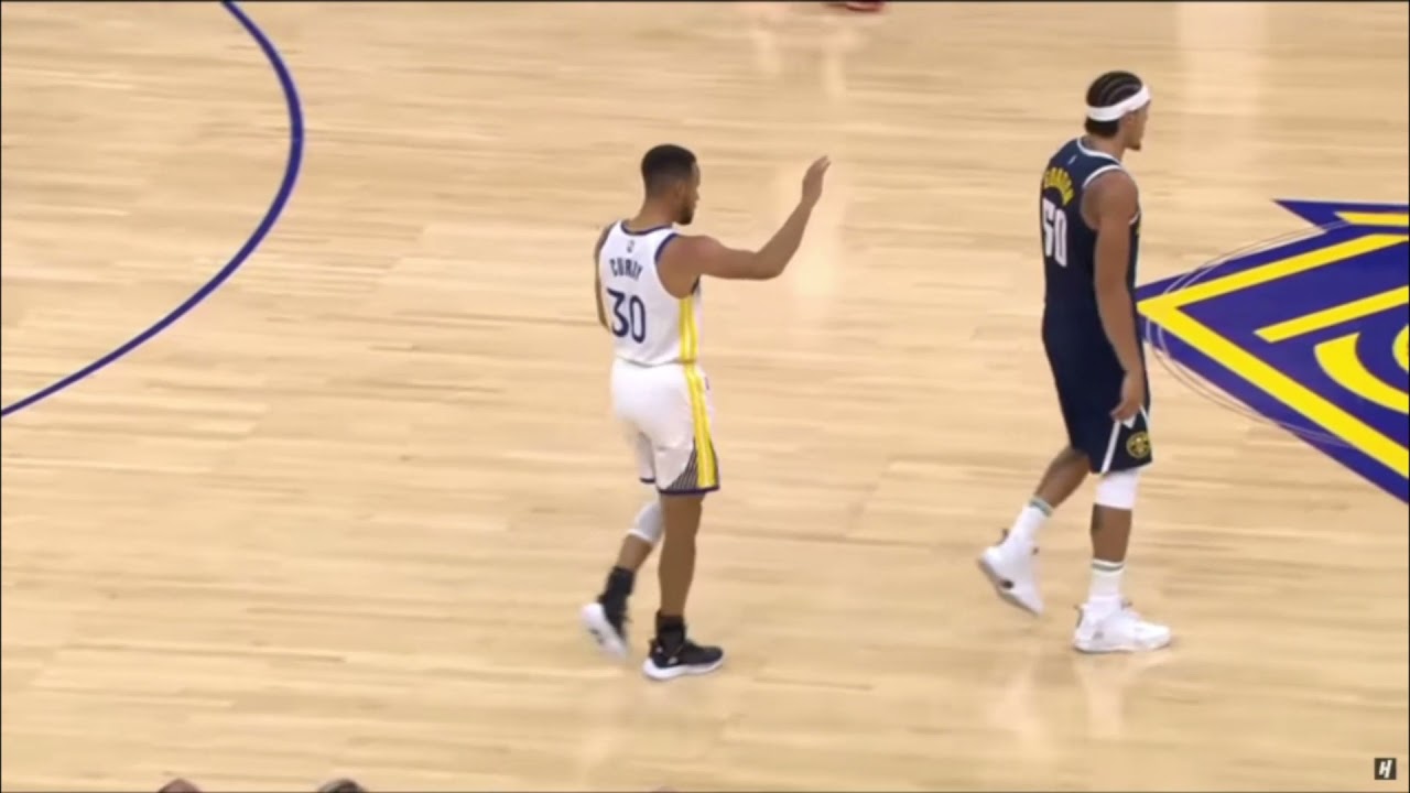 Steph Curry High fives Himself 😂😂😂 - YouTube