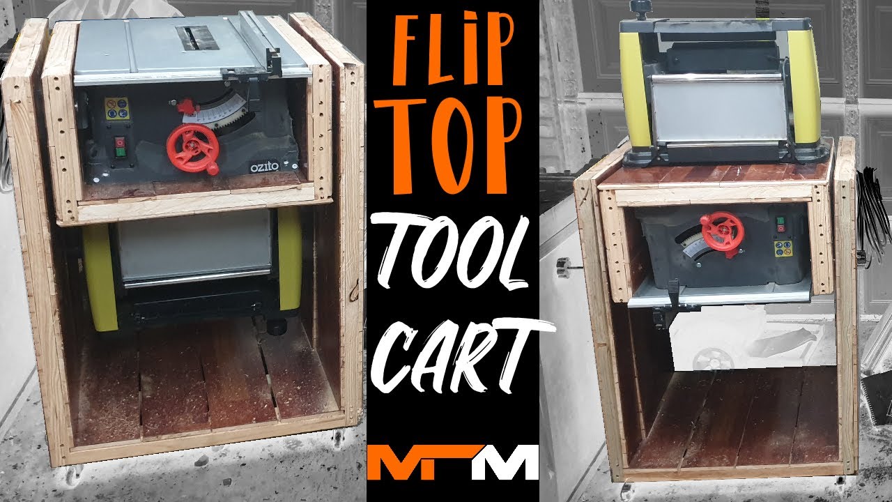 FLIP TOP TOOL CART - YouTube
