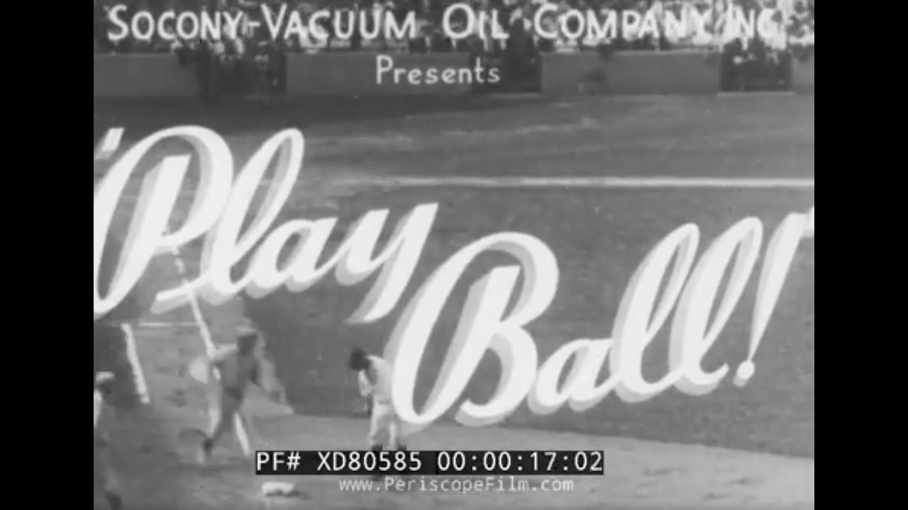 “PLAY BALL!” 1938 MLB BASEBALL STRATEGY FILM w/ FORD BOND AND HARRY ...