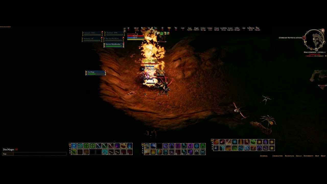 an EvilMage, Dr Mindbender vs DocMage in the candy hole - YouTube