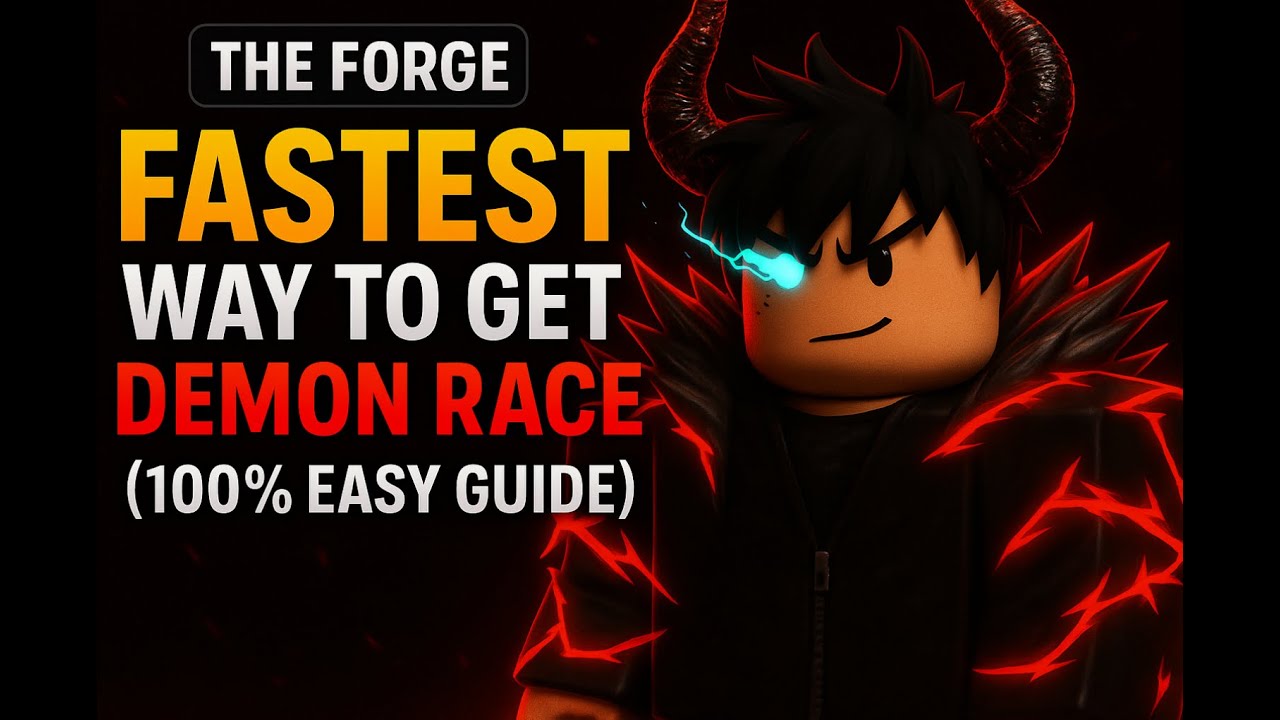The Forge: FASTEST Way to Get Demon Race (100% Easy Guide) - YouTube