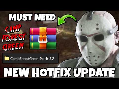 How To Download Hotfix Update 3.2 For Camp Forest Green | Friday the 13th: The Game