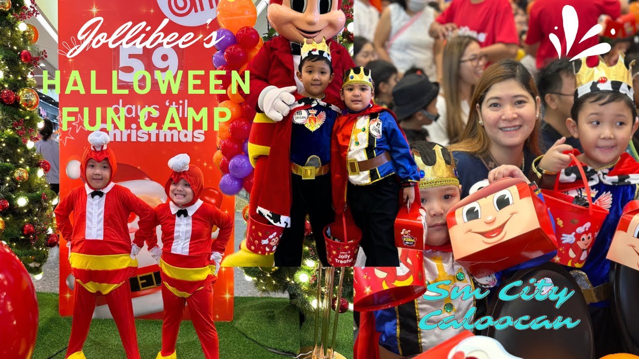 Jollibee Halloween Fun Camp in SM City Caloocan | Trick or Treat ...