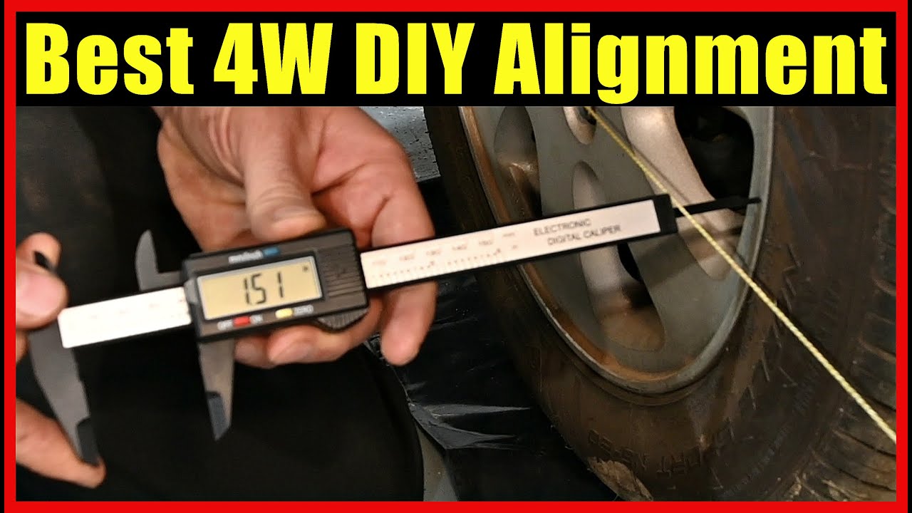 The Most Accurate DIY 4W Alignment - YouTube