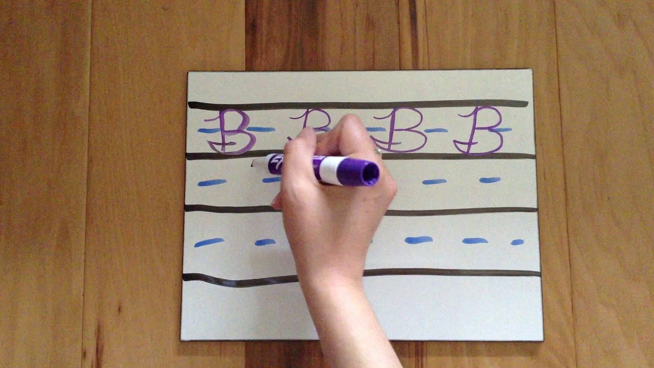 Cursive Uppercase B YouTube Cursive Uppercase B YouTube