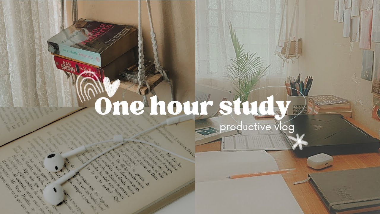 Hour Of Hustle One Hour Study Vlog | 1 Hour Study | Asga - YouTube