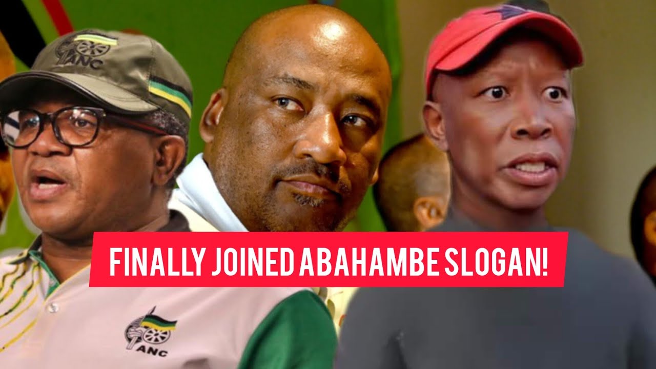 If you can't be@t them ,Join them, EFF & ANC now singing abahambe to ...