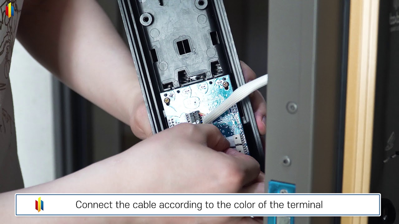 ENGLISH BABA-8100 PUSHPULL SYSTEM DIGITAL DOOR LOCK INSTALLATION - YouTube
