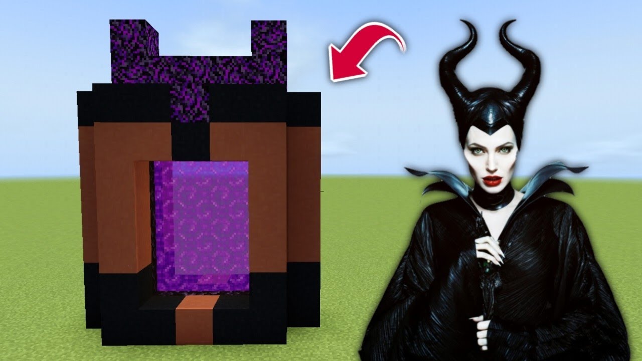 Membuat Portal Maleficent (Horror) ~ Minecraft PE - YouTube