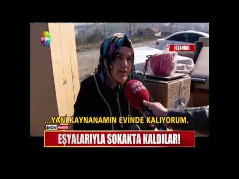 Eşyalarıyla sokakta kaldılar!