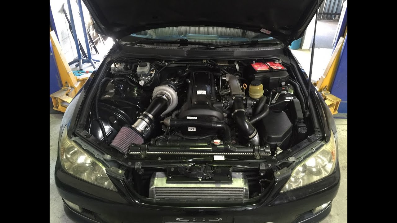 1JZGTE VVTi IS200 Big T04Z Turbo Acceleration - YouTube