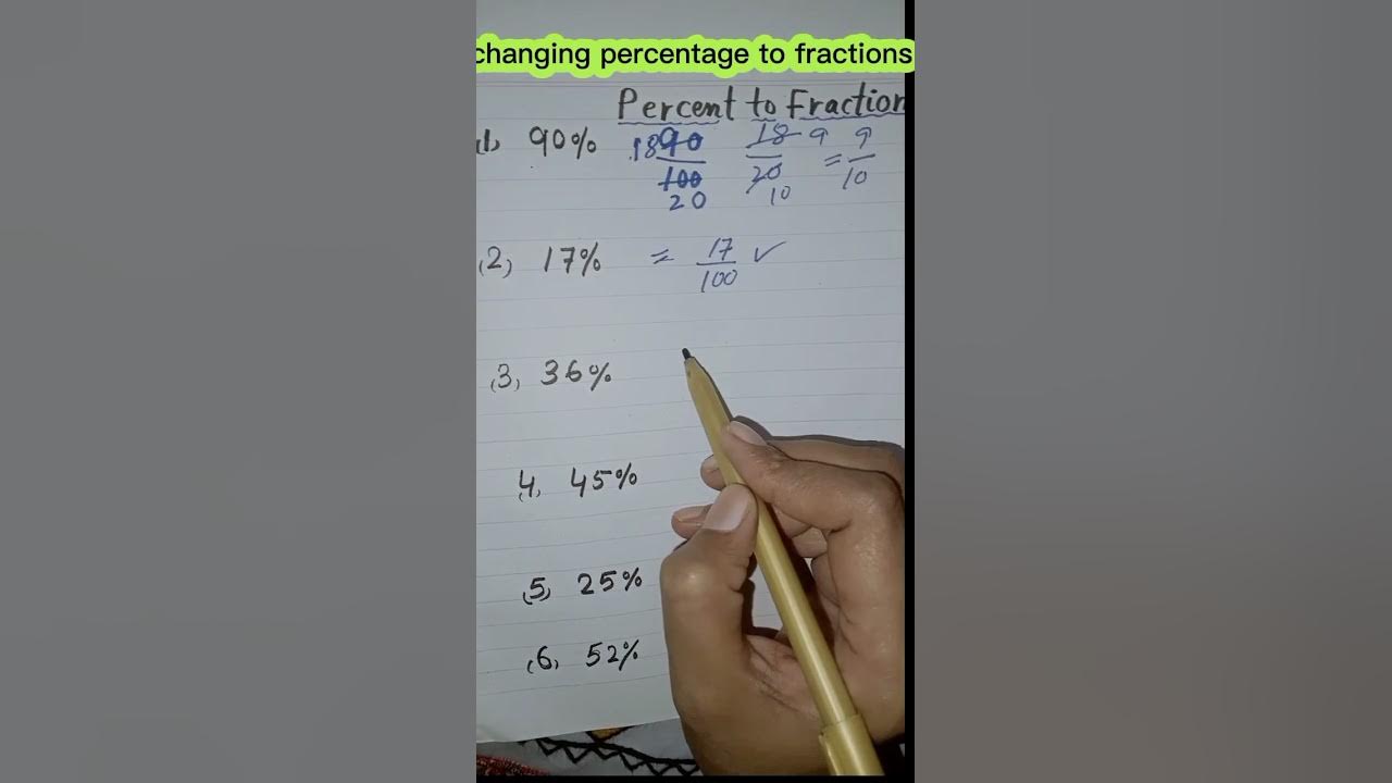 Converting Percentage To Fraction percent To Fraction percent how To converting-percentage-to-fraction-percent-to-fraction-percent-how-to