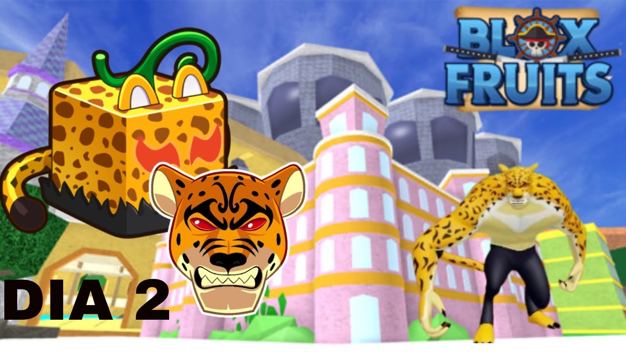 DIA 2: CONSIGUIENDO LA FRUTA LEOPARD EN BLOX FRUITS - YouTube