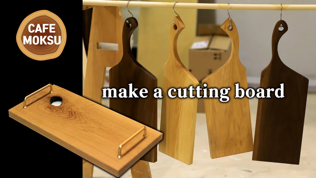 making wooden cutting boards [woodworking] - YouTube