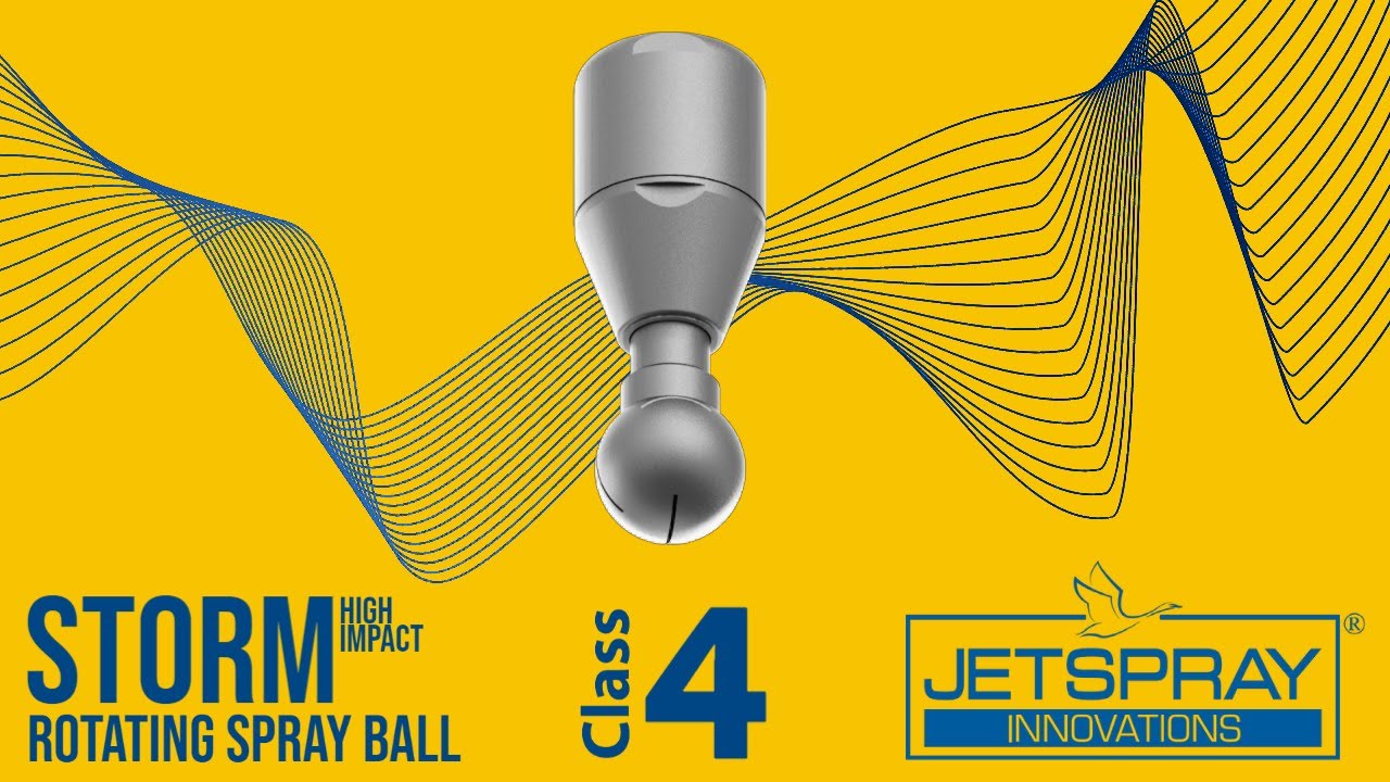 JETSPRAY® Storm - High Impact Rotating Spray Ball | SS 316L | Process ...