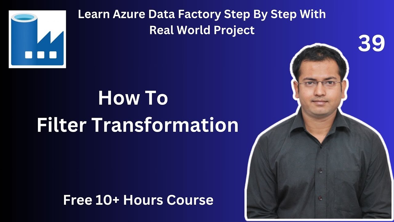 How To Do Filter Transformation In ADF - YouTube