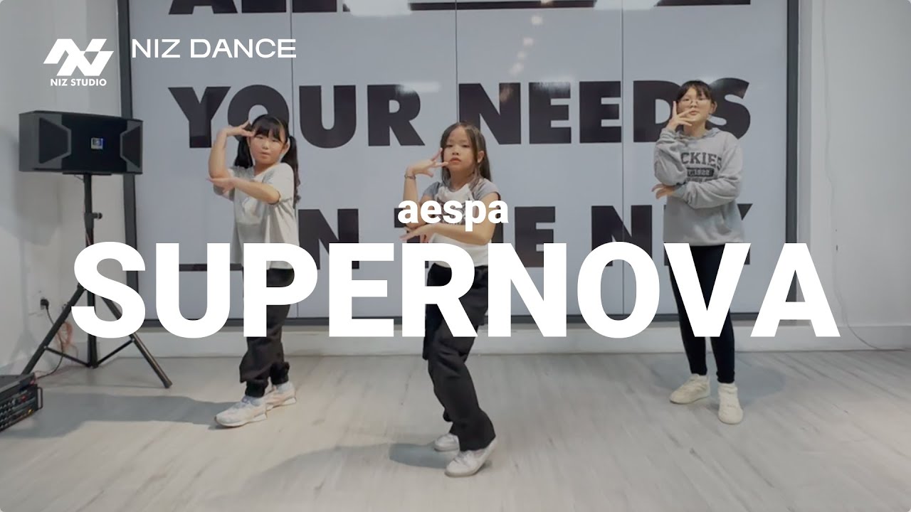 NIZ DANCE | SUPERNOVA [ aespa ] | ELEMENTARY GIRL K-POP CLASS - YouTube