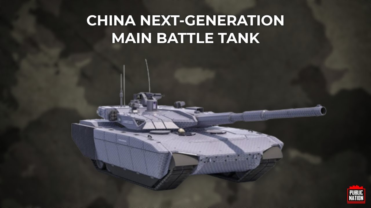 Chinese Next-Generation Main Battle Tank with a Caption The Strongest ...