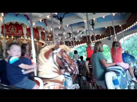 Henry on merry go round