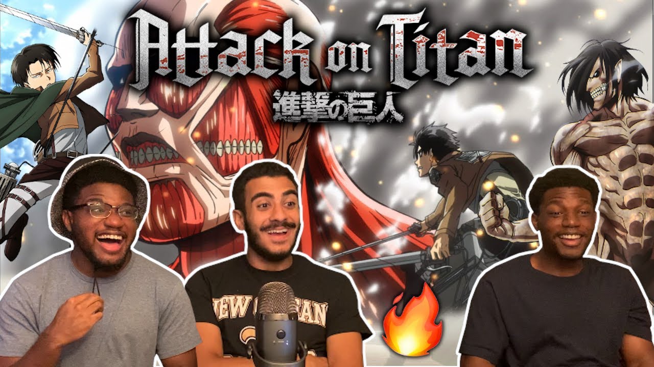 ATTACK ON TITAN ALL OPENINGS 1-5 REACTION | Anime OP Reaction - YouTube