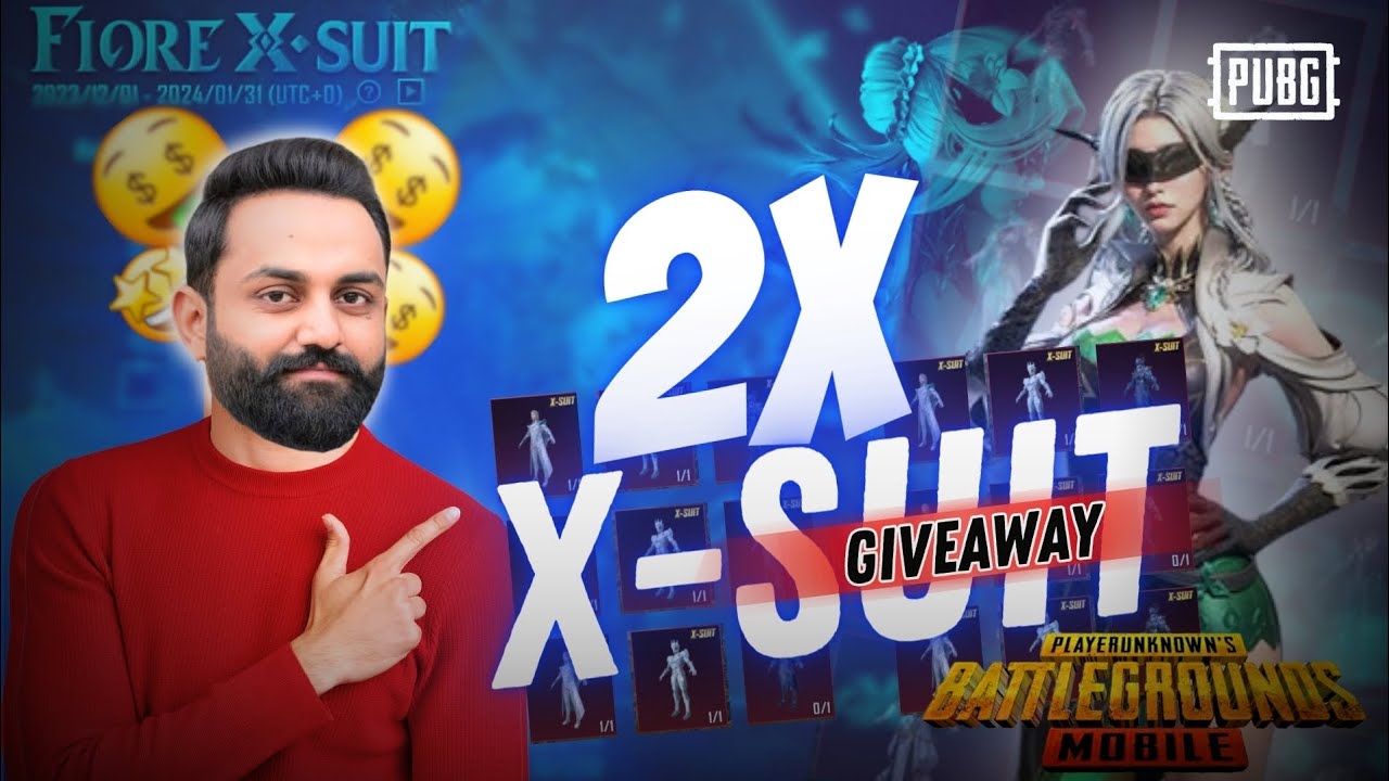 2 X-SUIT Giveaway🤩 || Luckiest Crate Opening Ever 🔥 || X-Suit Maxed out ...