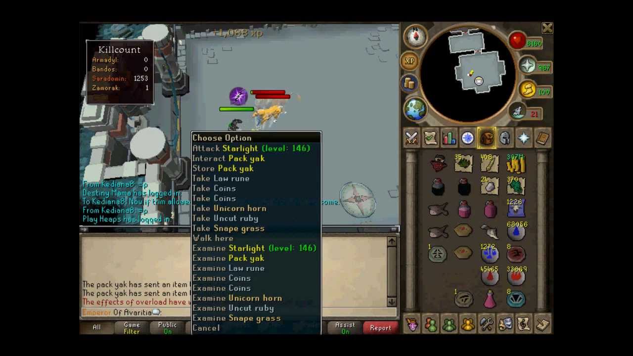 10 hours of Saradomin GWD boss - YouTube