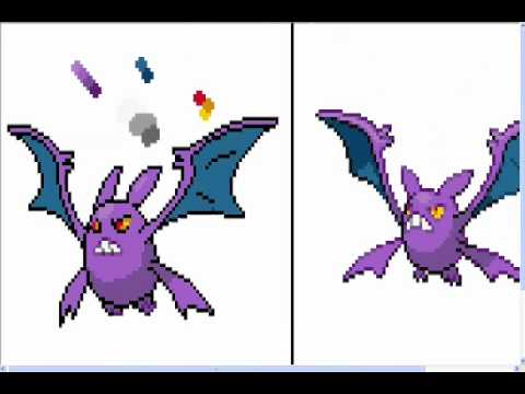 Making of a Scratched Crobat Sprite - YouTube